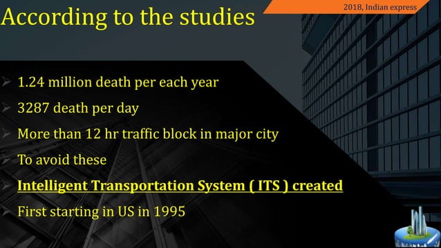 INFRASTRUCTURE FOR SMART CITIES_MOD 3_Intelligent transport systems | PPT