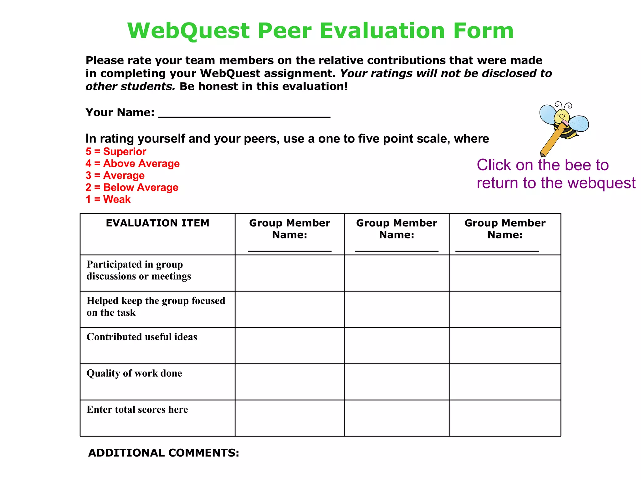 It’S Easy Being Green WebQuest | PPT