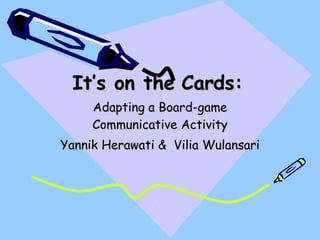 It’S On The Cards BY YANNIK | PPT