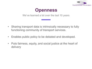 Openness in Mobility as a Service | PPTX | Internet | Computing