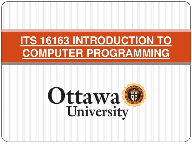 Its 16163 Module 7 Introduction To Object Oriented Programming Basics