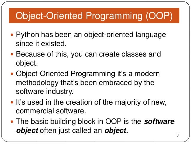Its 16163 Module 7 Introduction To Object Oriented Programming Basics
