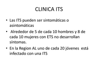 Infecciones de transmisión sexual ITS ( infectologia) | PPTX