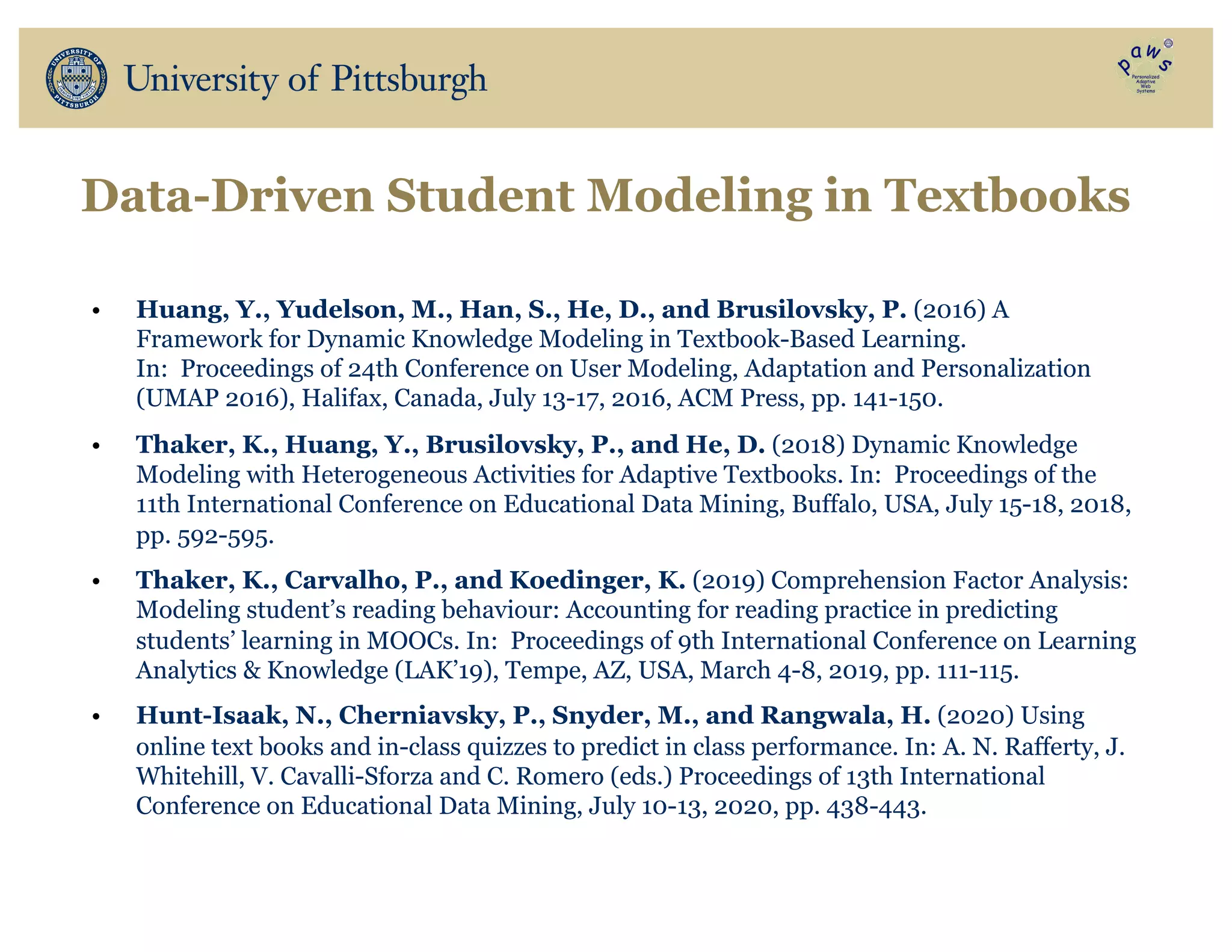 The Return of Intelligent Textbooks - ITS 2021 keynote talk | PPT ...