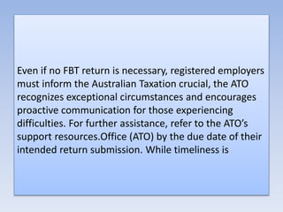 It’s 2024 fringe benefits tax (FBT) time! | PPTX