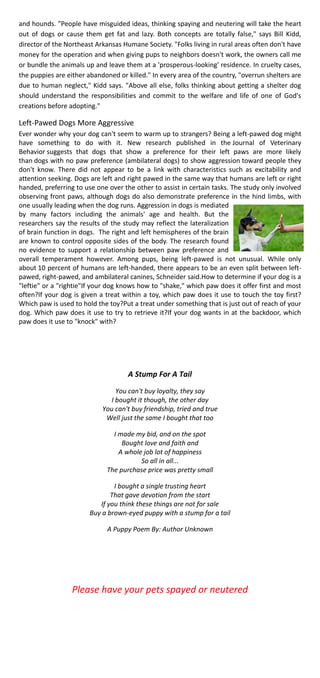 It's a dog's life august 18th | DOCX