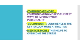 personality development | PPTX