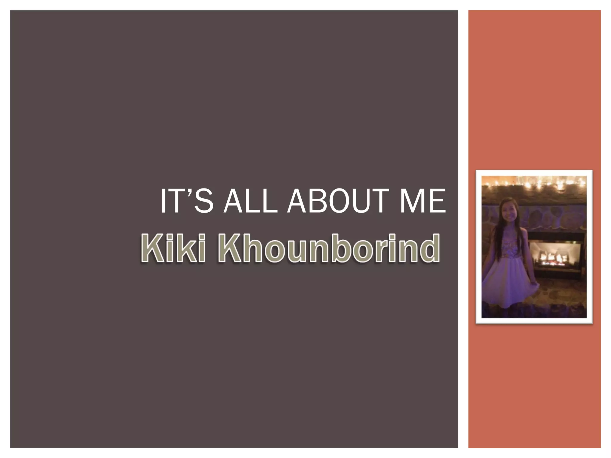 It's all about me kiki.jpj | Music | Entertainment