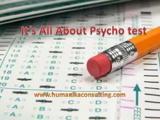 It’S All About Psychotest | PPT