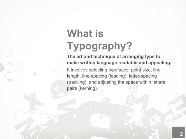 It's all about typography | PDF