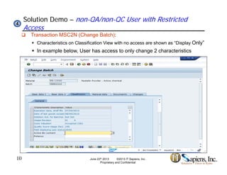 SAP Material Batch Master Change Control Solution | PDF | Computer ...