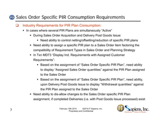 Sales Order Specific Planned Independent Reqt Consumption | PDF