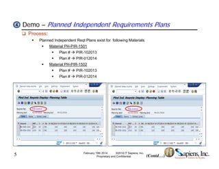 Sales Order Specific Planned Independent Reqt Consumption | PDF