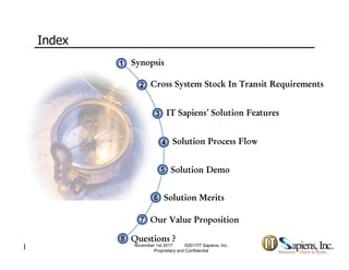 SAP-Cross System Stock In Transit Without APO | PPT