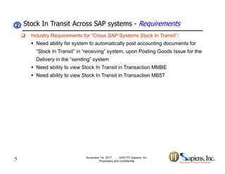 SAP-Cross System Stock In Transit Without APO | PDF