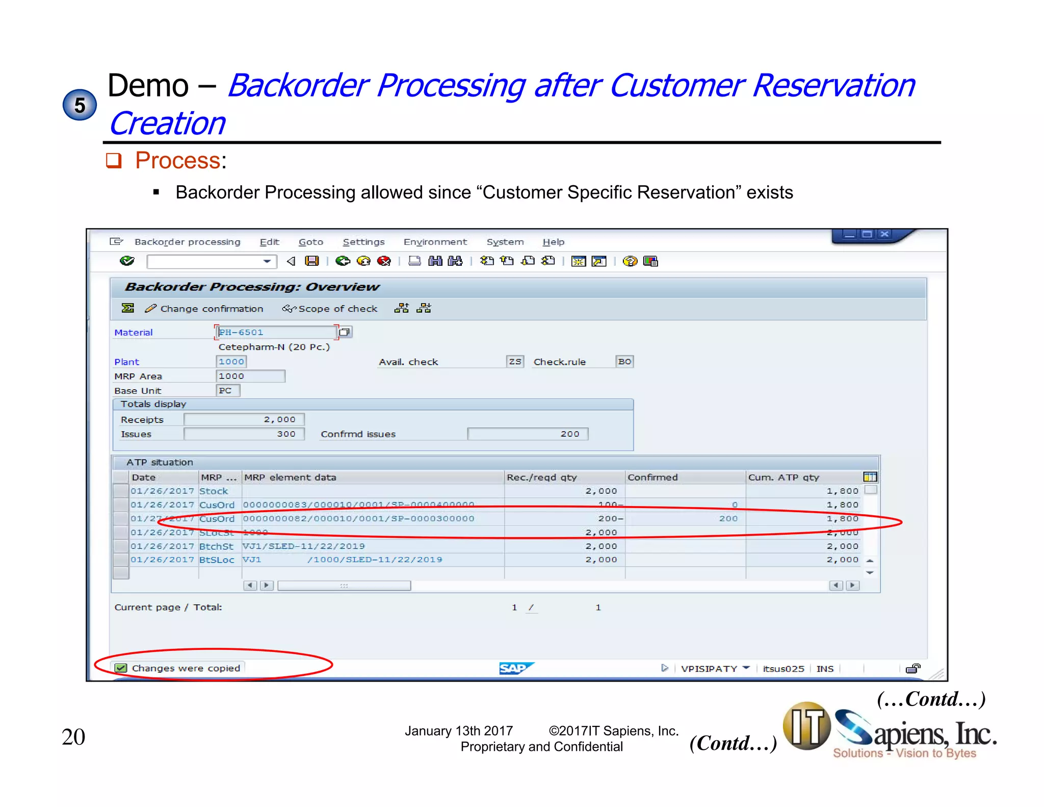 SAP-Customer Specific Product Reservation | PDF