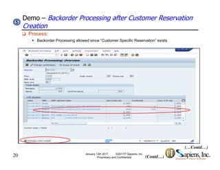SAP-Customer Specific Product Reservation | PDF