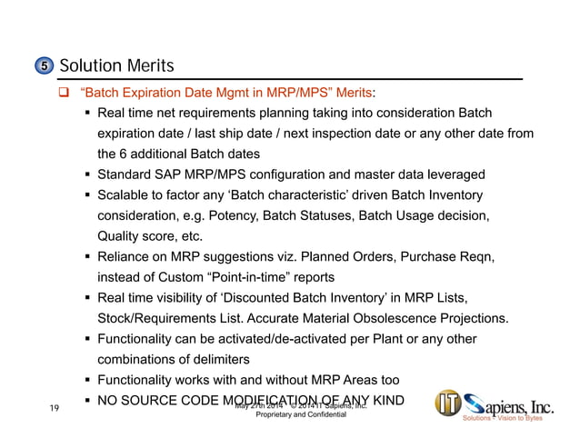 Batch Expiration Date Management in SAP MRP/MPS | PDF | Business ...