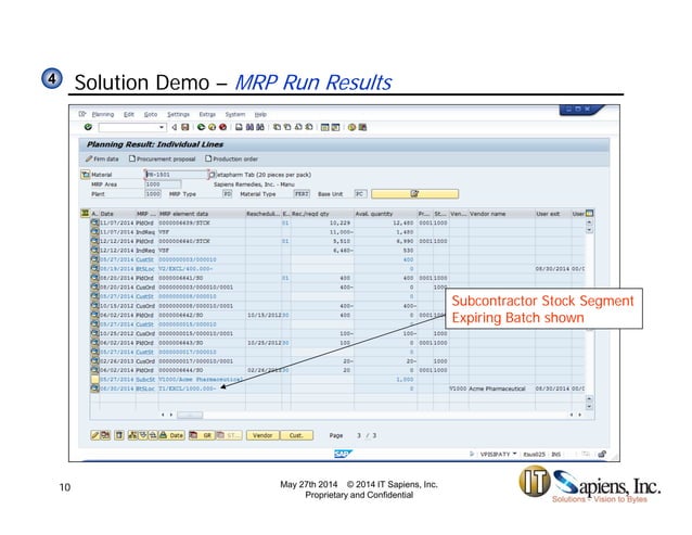 SAP MRP/MPS - Batch Expiration Date Management | PDF