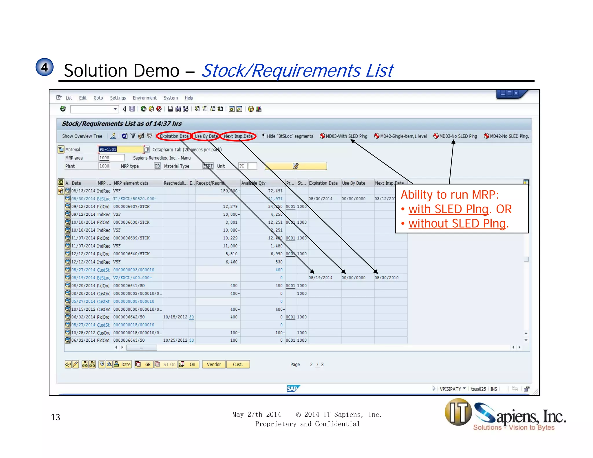 Shelf Life Planning in SAP MRP/MPS | PDF