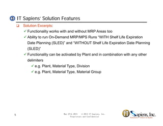 Shelf Life Planning in SAP MRP/MPS | PDF