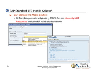 IT Sapiens-SAP ITS Mobile Solution With Responsive Design for Multi ...