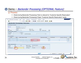 SAP Sales Order Processing With Customer Reservations | PDF