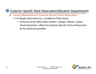 SAP Sales Order Processing With Customer Reservations | PDF