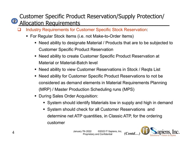 "Simple & Effective" Supply Protection Solution in SAP ERP | PDF