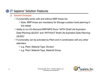 Shelf Life Planning in S/4 HANA Classic MRP | PDF
