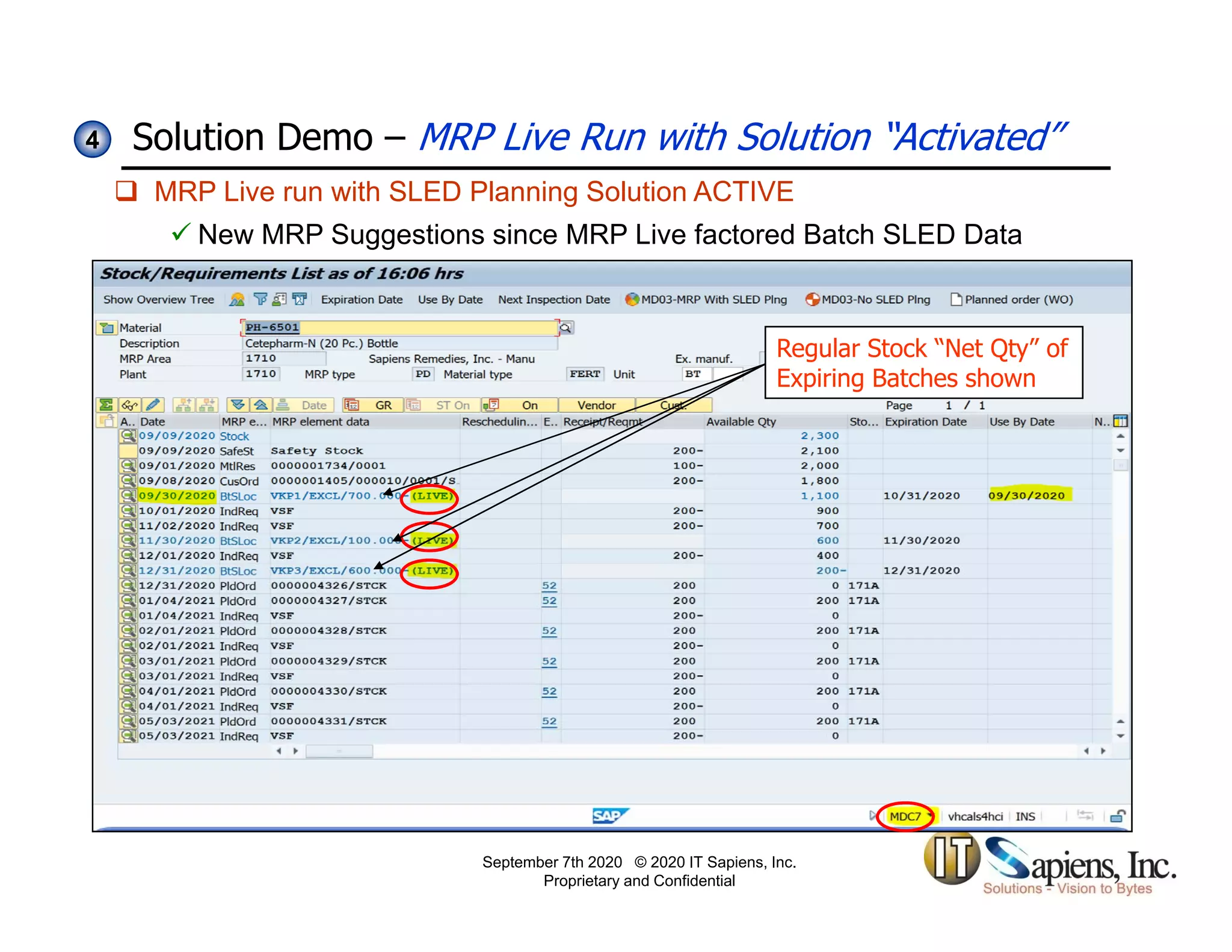 Shelf Life Planning in SAP S/4 HANA "MRP Live" | PDF