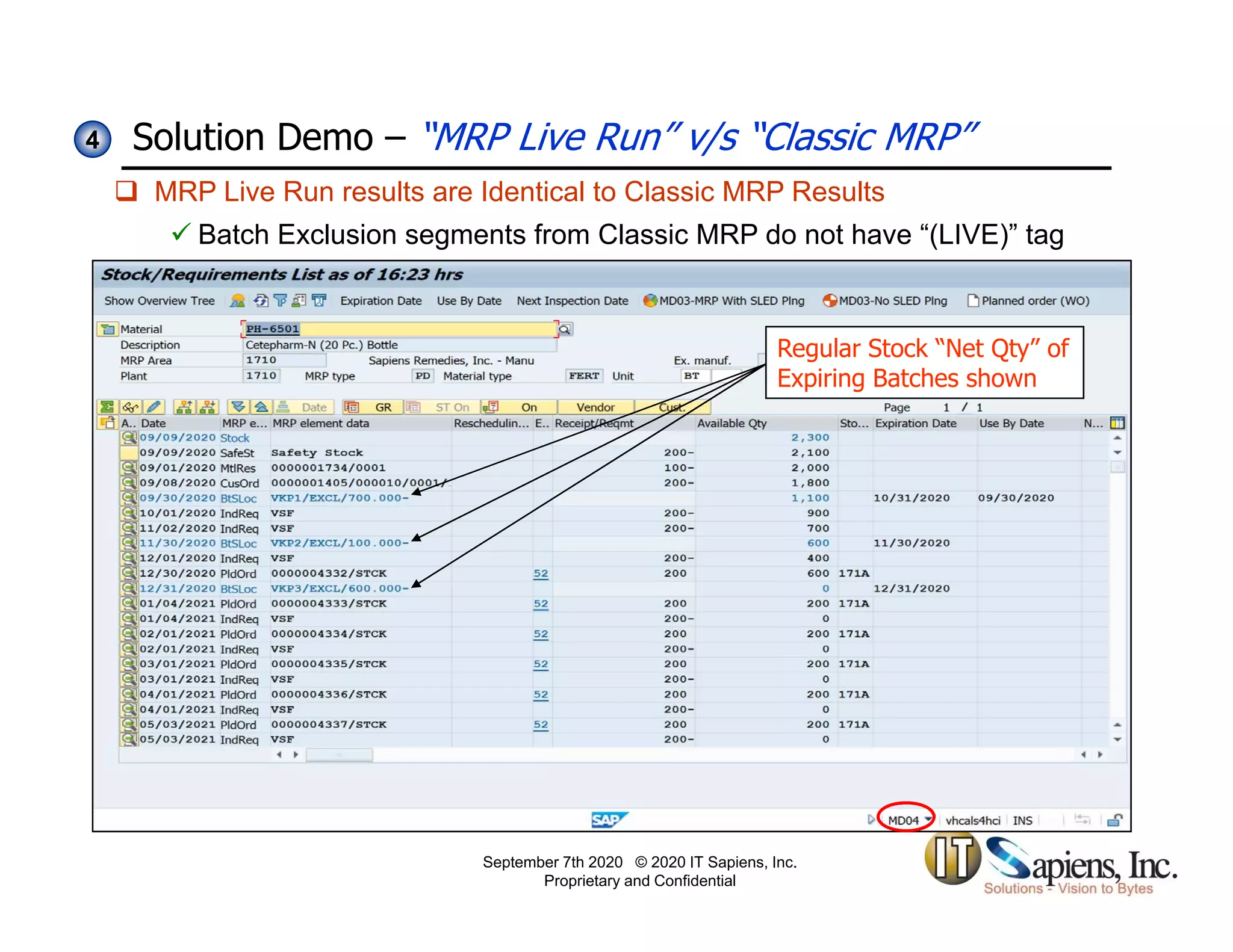 Shelf Life Planning in SAP S/4 HANA "MRP Live" | PDF