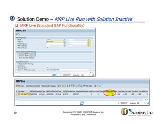 Shelf Life Planning in SAP S/4 HANA "MRP Live" | PDF