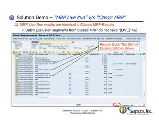 Shelf Life Planning in SAP S/4 HANA "MRP Live" | PDF