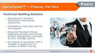 Introduction to ITsavvy | PPTX