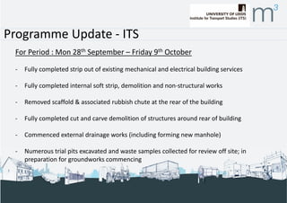 ITS Building Project - progress update 1 | PPT | Free Download