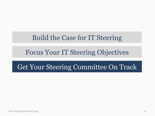 establish an effective it steering committee | PPT