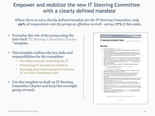 establish an effective it steering committee | PPT