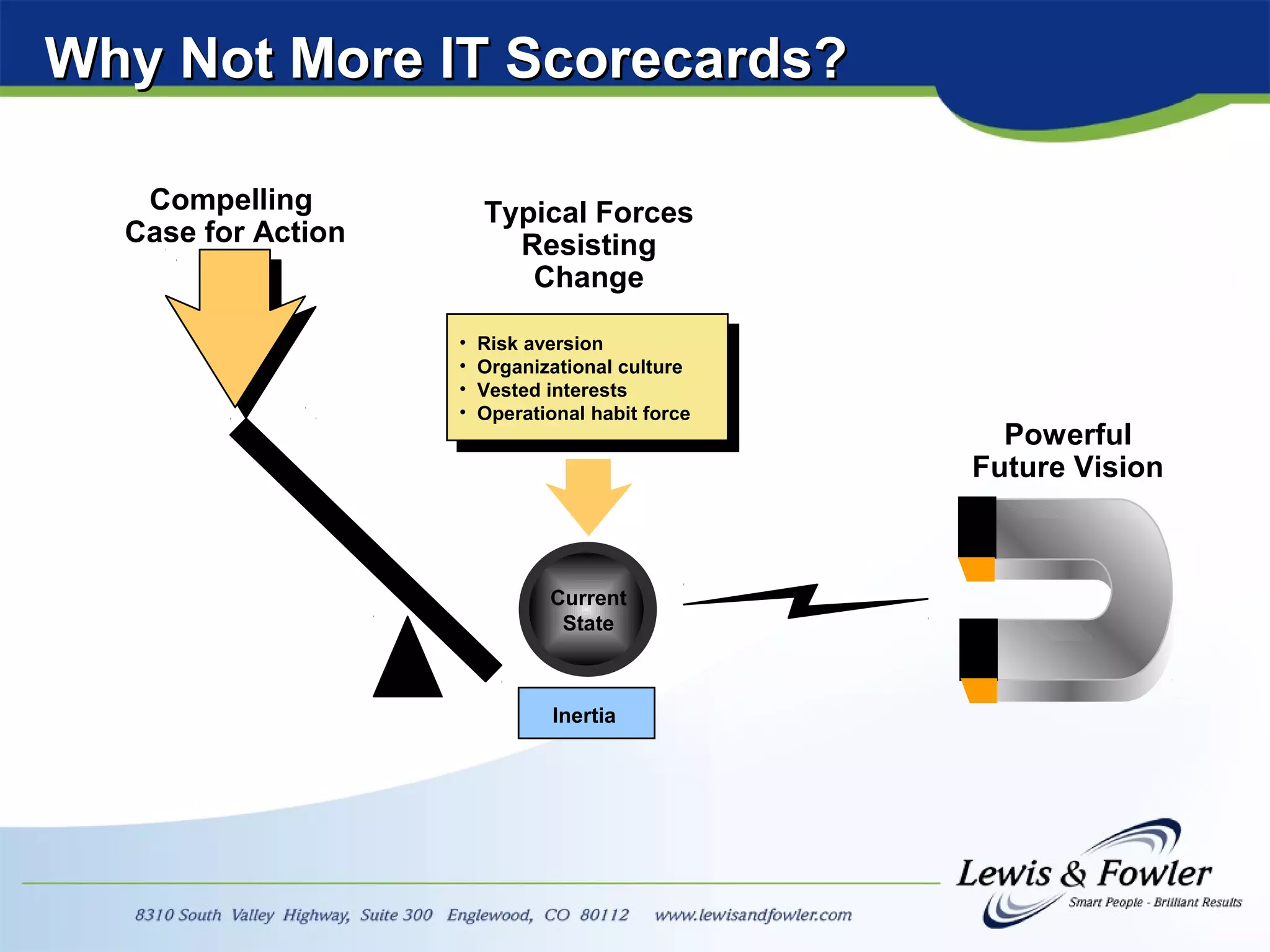 IT Scorecard: An Approach to IT Performance Measurement | PPT