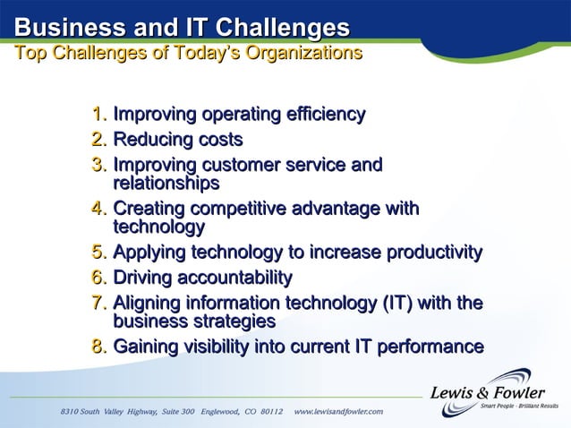 IT Scorecard: An Approach to IT Performance Measurement | PPT