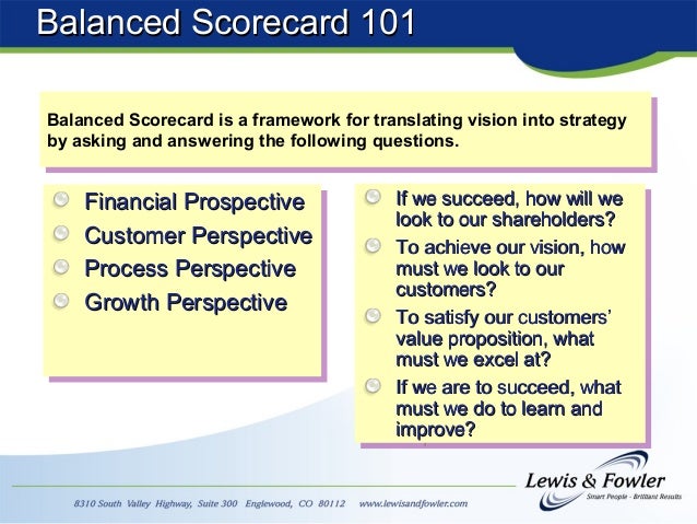 IT Scorecard: An Approach to IT Performance Measurement
