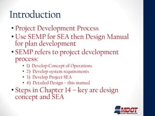 MDOT ITS Design Manual | PPTX