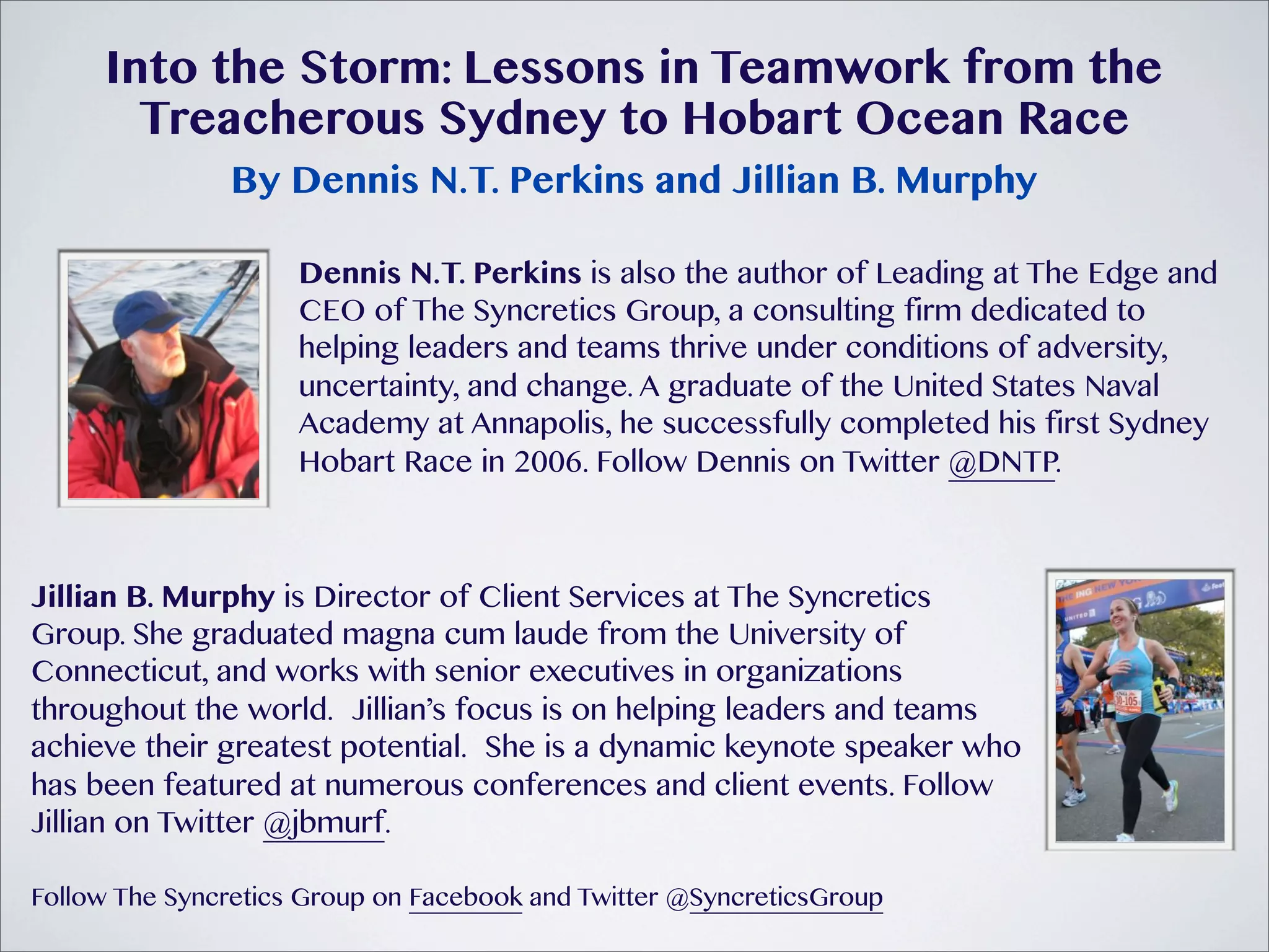What Workplace Teams Can Learn from Ocean Racing | PPT