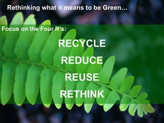 Its Easy Being Green Checklist -Green Travel Summit | PPS