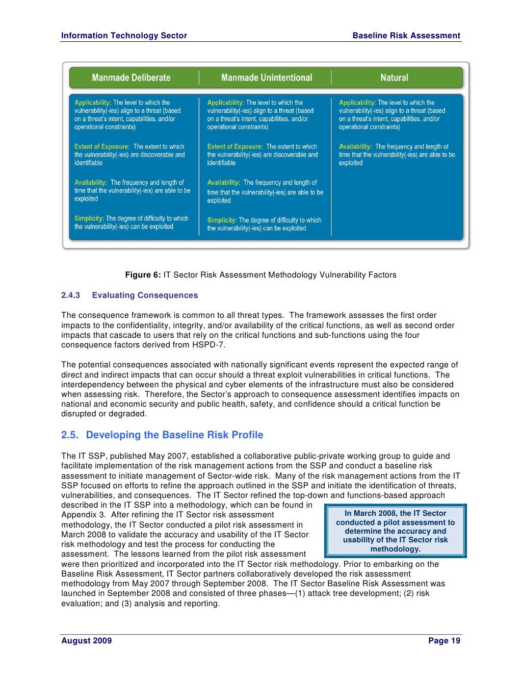 It Sector Risk Assessment Report Final