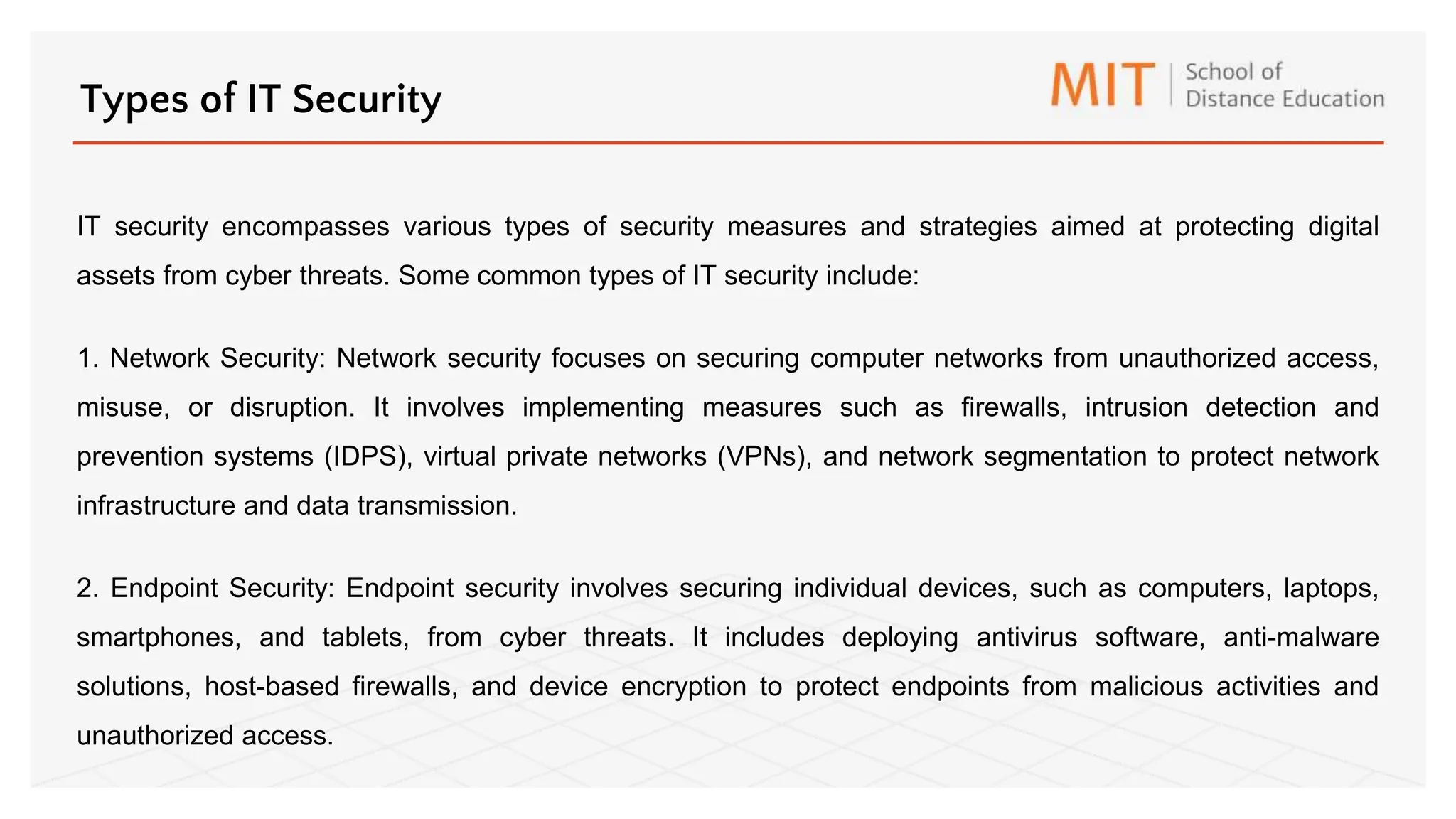Information Technology Security Management | PPTX