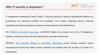 Information Technology Security Management | PPTX