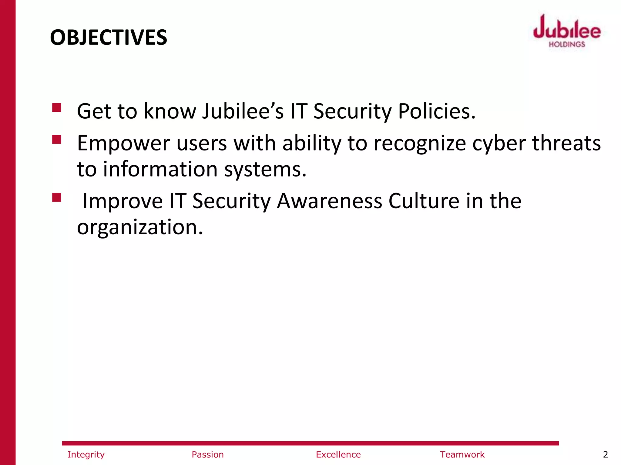 It security and awareness training 5 10-2018 | PPTX