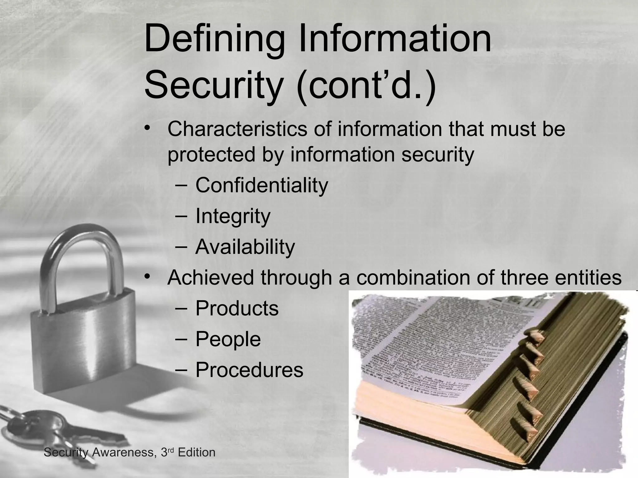 It Security Awareness Overview | PPT
