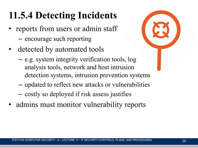 It security controls, plans, and procedures | PPTX